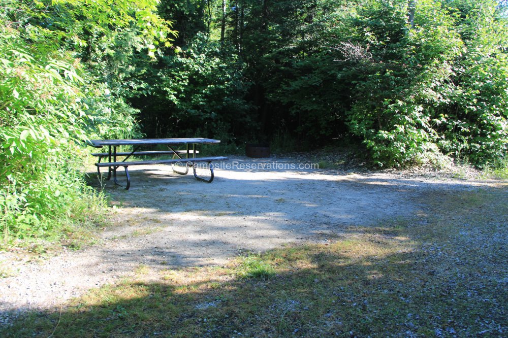 Photo of Campsite 51 in Gunn Point Campground at Inverhuron Provincial ...