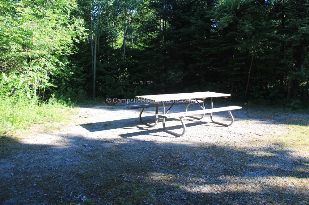 Campsite 52 in Gunn Point Campground at Inverhuron Provincial Park ...