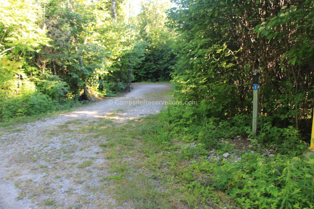 Photo of Campsite 45 in Gunn Point Campground at Inverhuron Provincial ...
