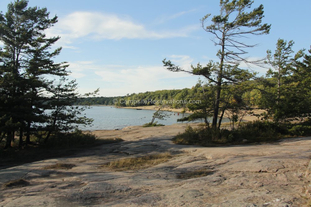 Beaver Dams Campground at Killbear Provincial Park, Ontario, Canada