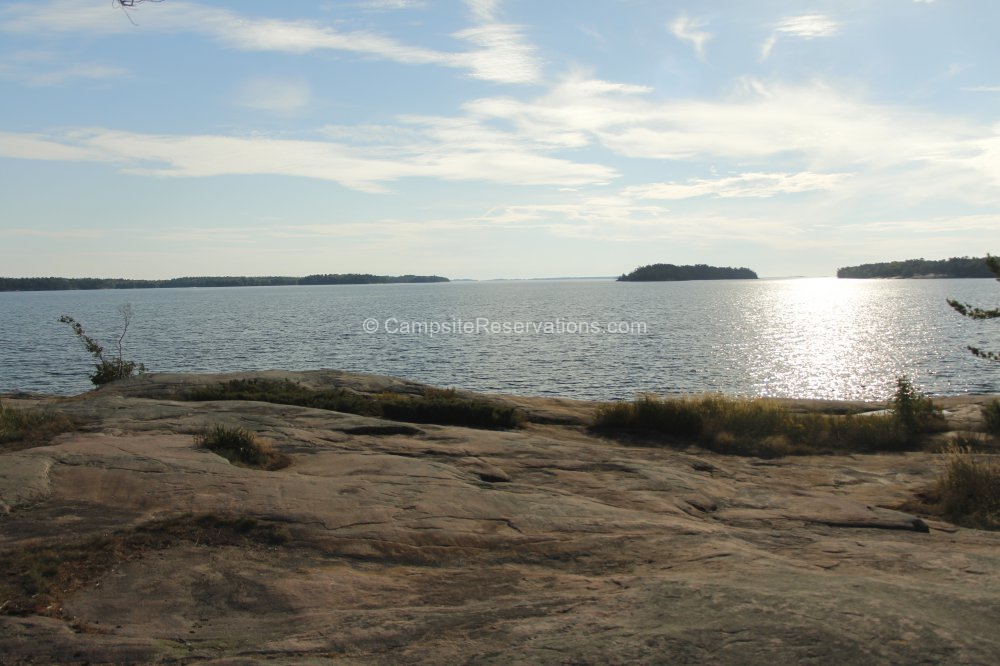 Beaver Dams Campground at Killbear Provincial Park, Ontario, Canada