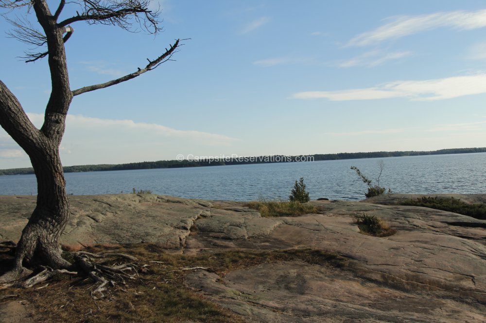 Beaver Dams Campground at Killbear Provincial Park, Ontario, Canada