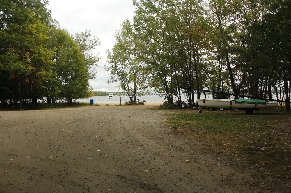 Kilcoursie Bay Campground at Killbear Provincial Park, Ontario, Canada