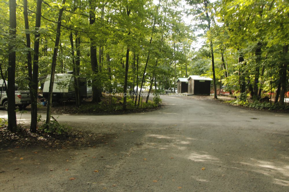 Kilcoursie Bay Campground at Killbear Provincial Park, Ontario, Canada