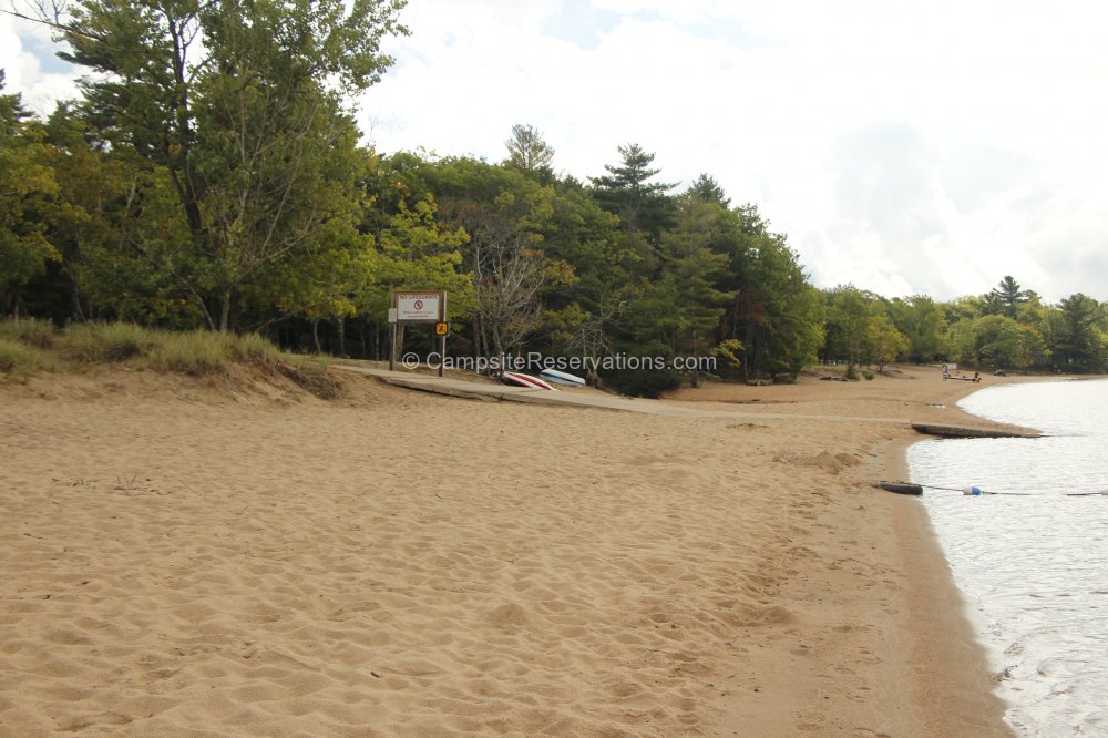 Kilcoursie Bay Campground at Killbear Provincial Park, Ontario, Canada