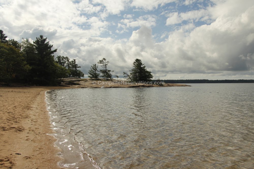 Kilcoursie Bay Campground at Killbear Provincial Park, Ontario, Canada