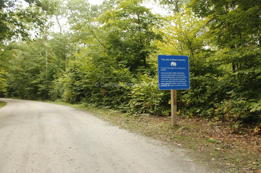 Georgian Campground at Killbear Provincial Park, Ontario, Canada