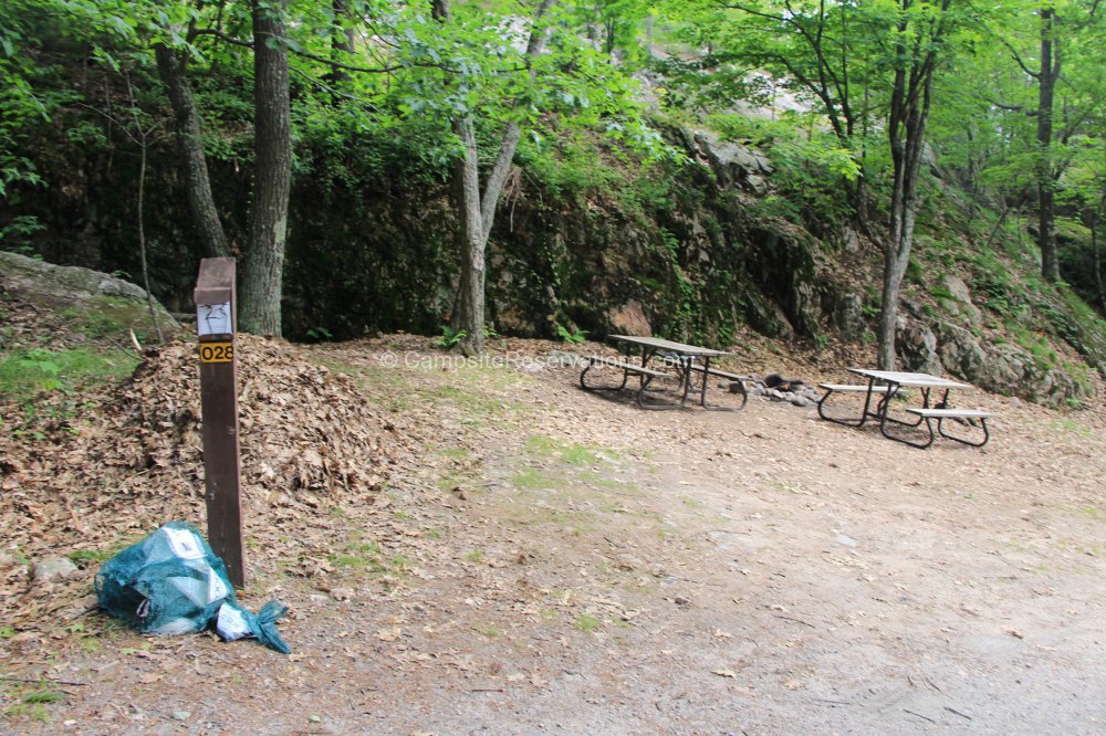 Photo of Campsite 1028 in Granite Saddle Campground at Killbear ...