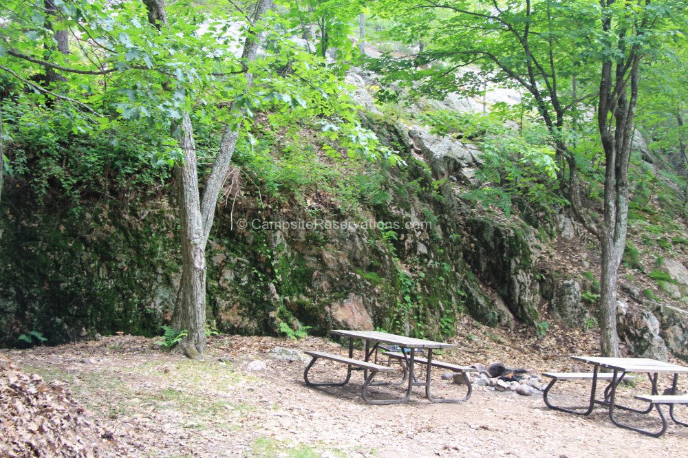 Photo of Campsite 1028 in Granite Saddle Campground at Killbear ...
