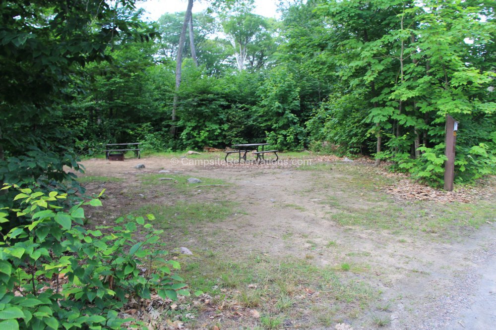 Campsite 1151 in Lighthouse Point Campground at Killbear Provincial ...