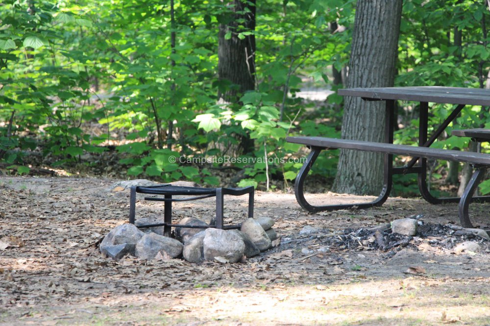 Campsite 1434 in Lighthouse Point Campground at Killbear Provincial ...