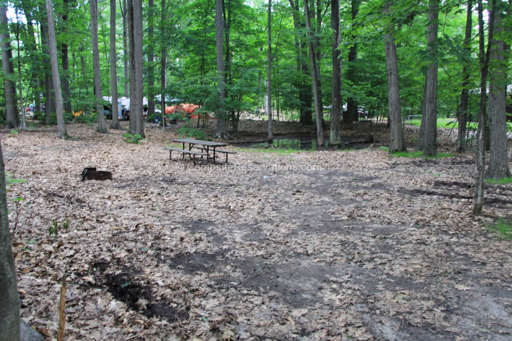 Campsite 1471 in Lighthouse Point Campground at Killbear Provincial ...
