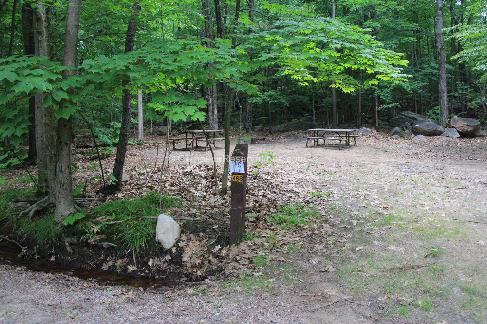 Campsite 1488 in Lighthouse Point Campground at Killbear Provincial ...