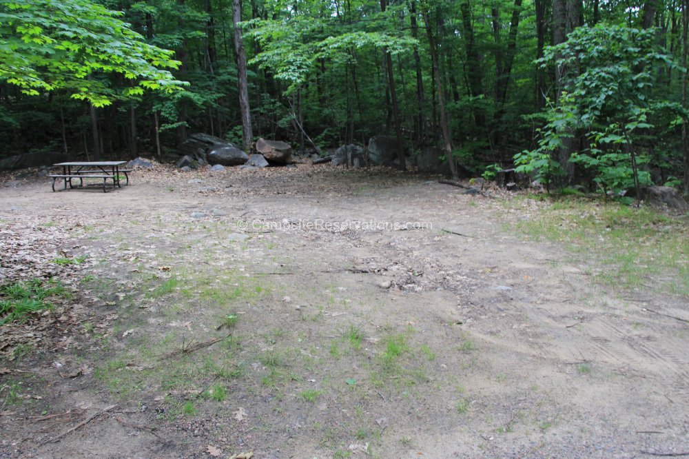 Campsite 1488 in Lighthouse Point Campground at Killbear Provincial ...