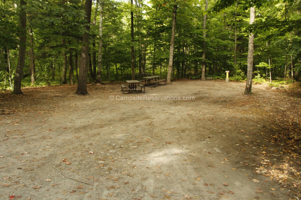 Campsite 096 in Kilcoursie Bay Campground at Killbear Provincial Park ...