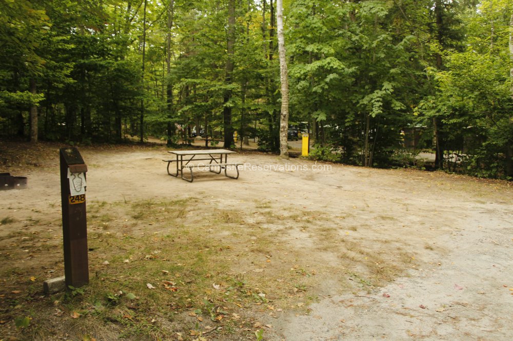 Photo of Campsite 248 in Beaver Dams Campground at Killbear Provincial ...