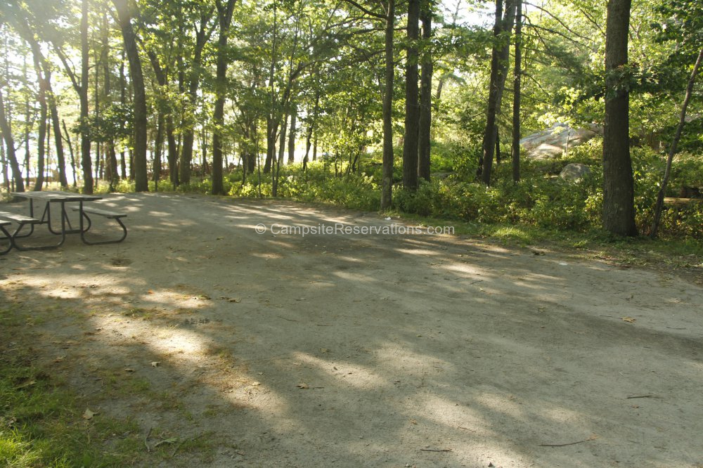 Photo of Campsite 326 in Beaver Dams Campground at Killbear Provincial ...