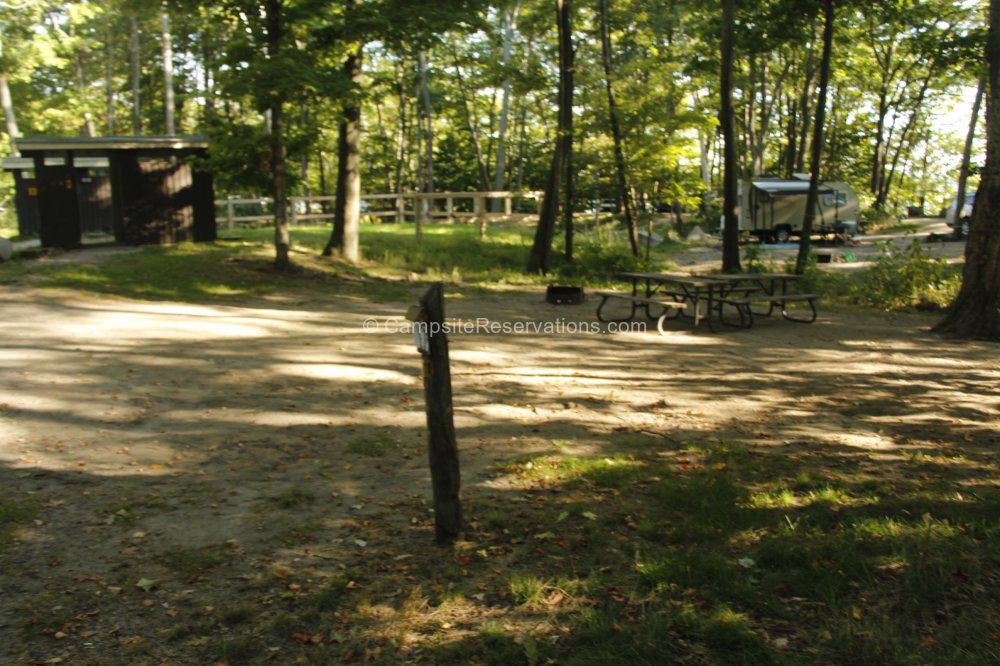 Photo of Campsite 371 in Beaver Dams Campground at Killbear Provincial ...