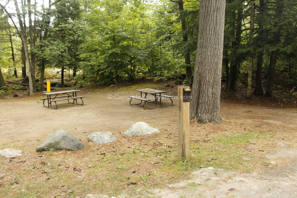 Campsite 400 in Georgian Campground at Killbear Provincial Park ...