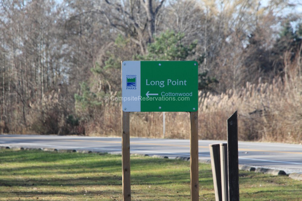 Cottonwood Campground at Long Point Provincial Park, Ontario, Canada