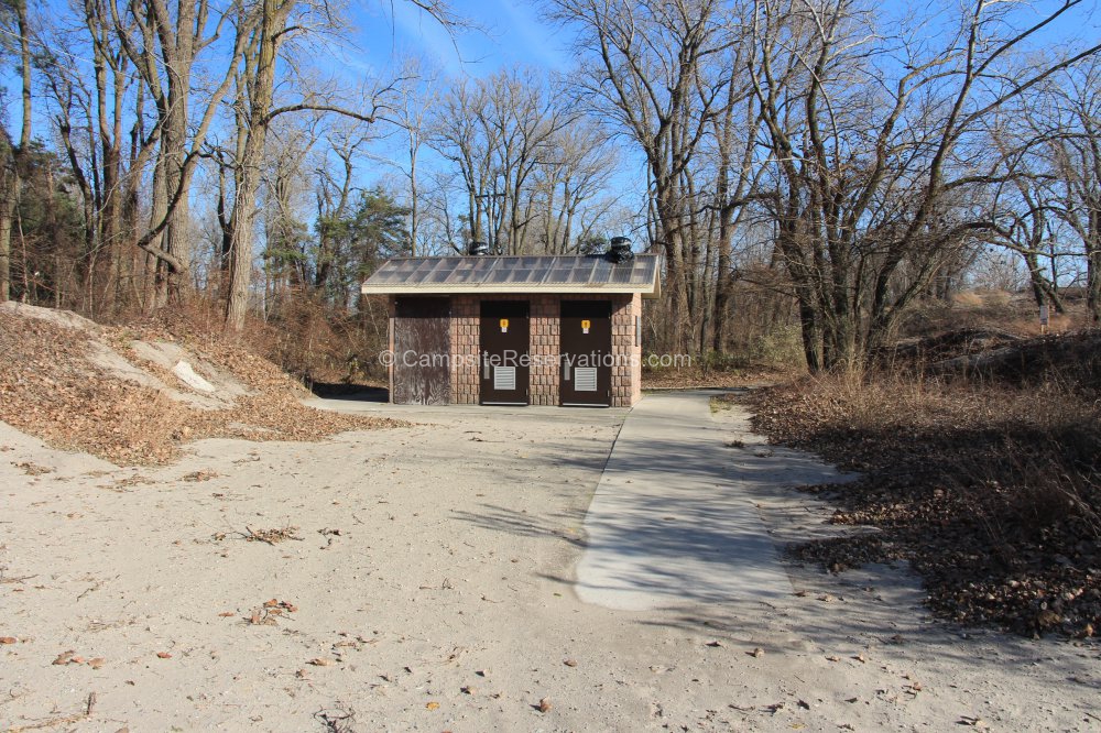 Cottonwood Campground at Long Point Provincial Park, Ontario, Canada