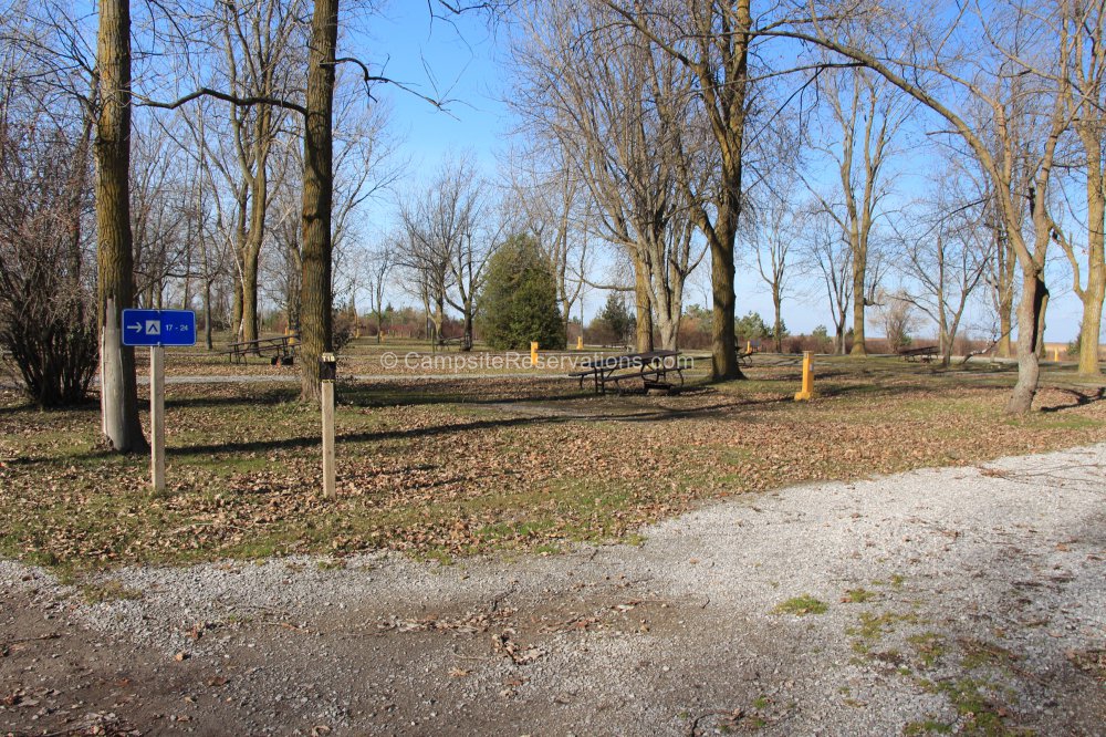 Photo of Campsite 18 in Firefly Campground at Long Point Provincial ...