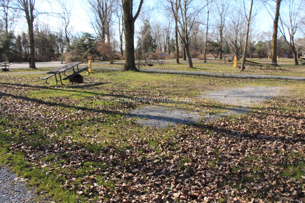 Campsite 34 in Firefly Campground at Long Point Provincial Park ...