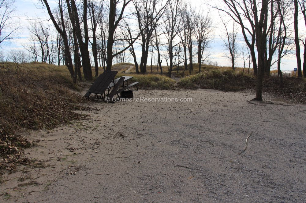 Photo of Campsite 407 in Turtle Dunes Campground at Long Point ...