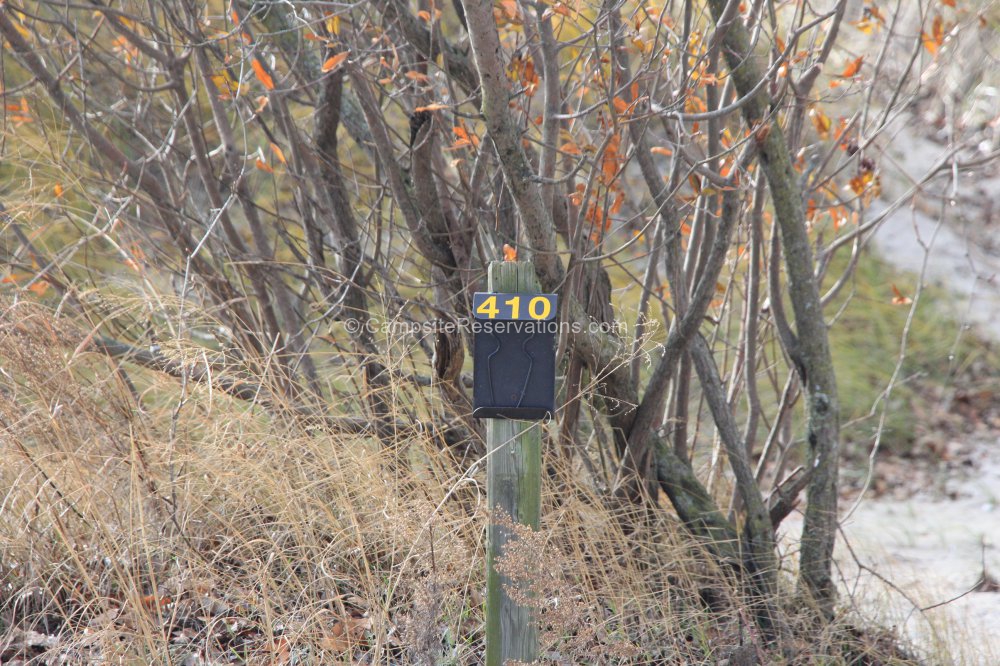 Photo of Campsite 410 in Turtle Dunes Campground at Long Point ...