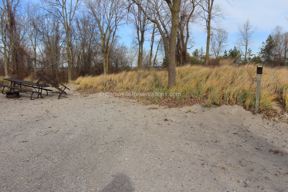 Photo of Campsite 414 in Turtle Dunes Campground at Long Point ...