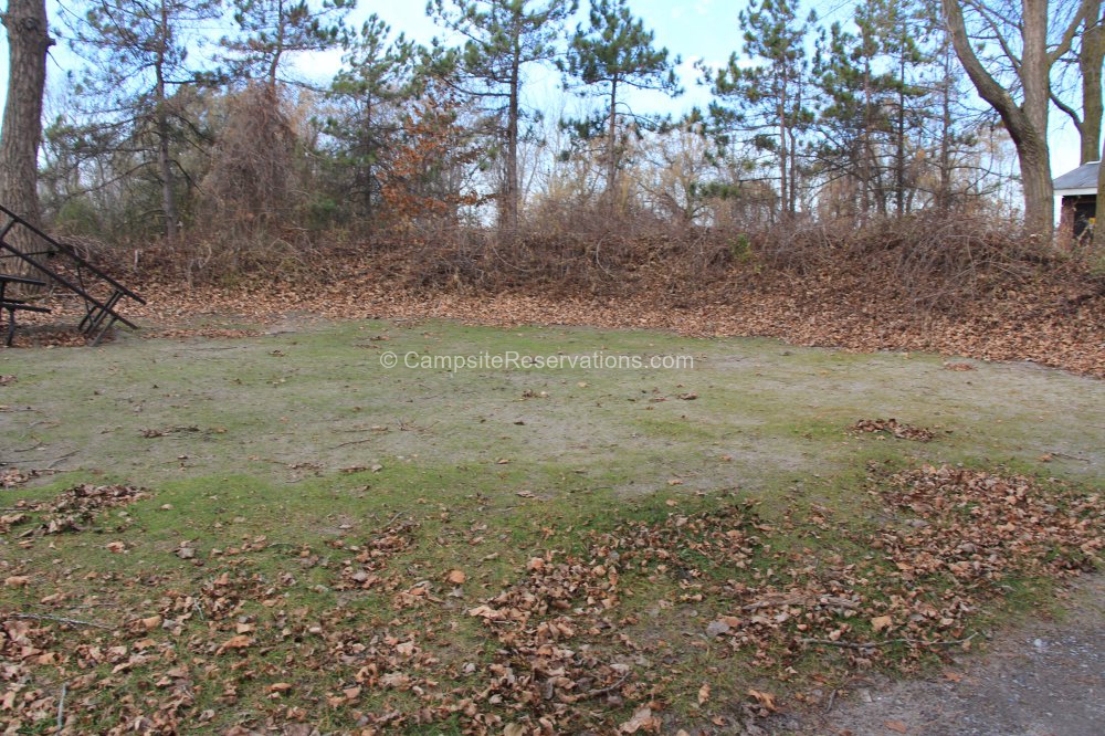 Campsite 422 in Turtle Dunes Campground at Long Point Provincial Park ...