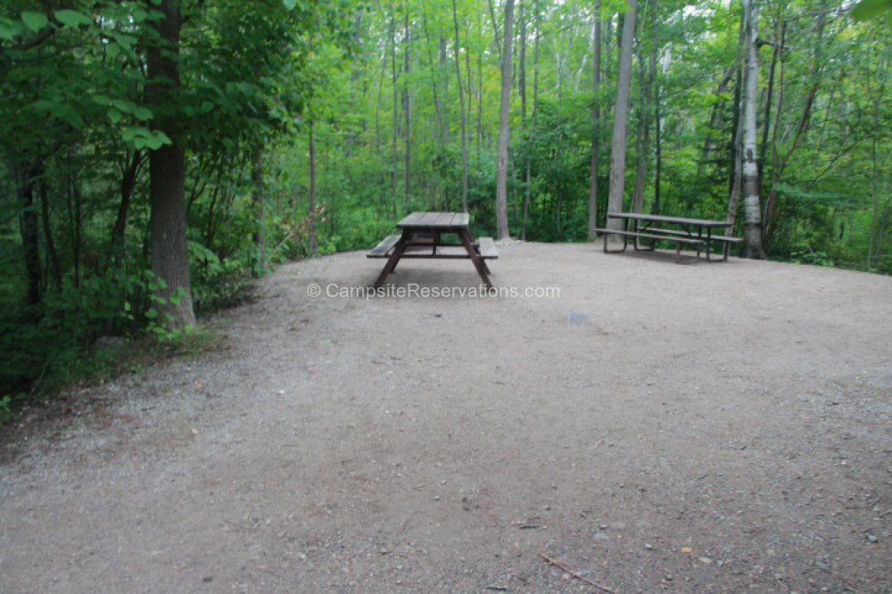 Photo of Campsite 141 in Nipissing Campground at MacGregor Point ...