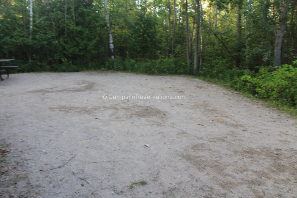 Photo of Campsite 261 in Huron Campground at MacGregor Point Provincial ...