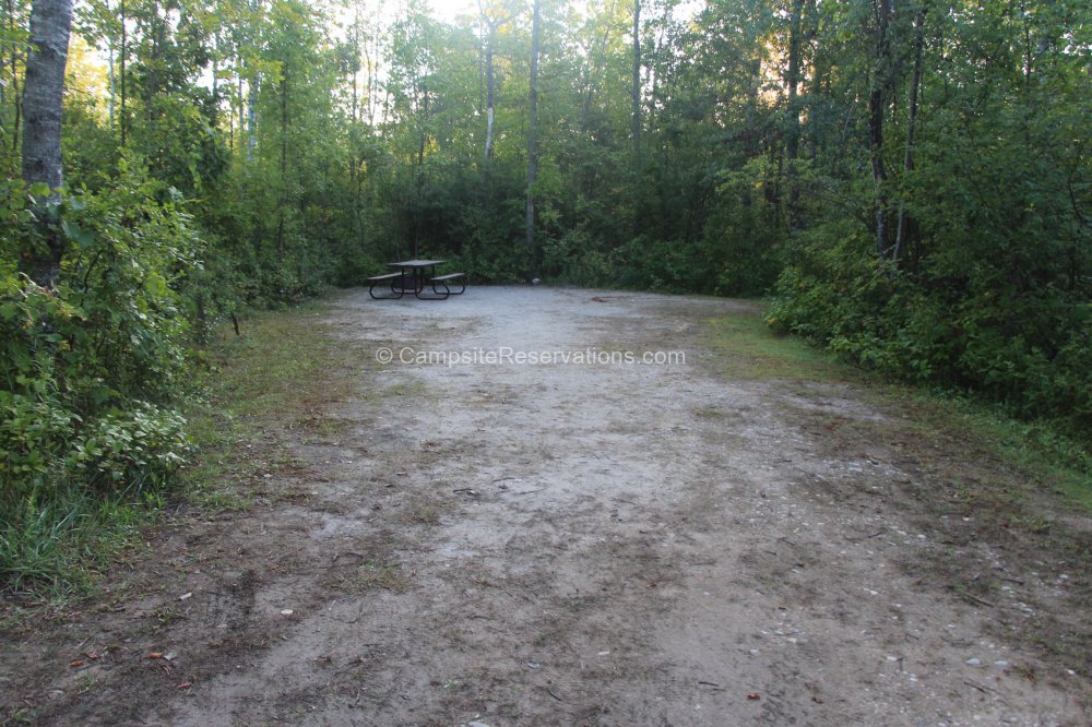 Photo of Campsite 264 in Huron Campground at MacGregor Point Provincial ...