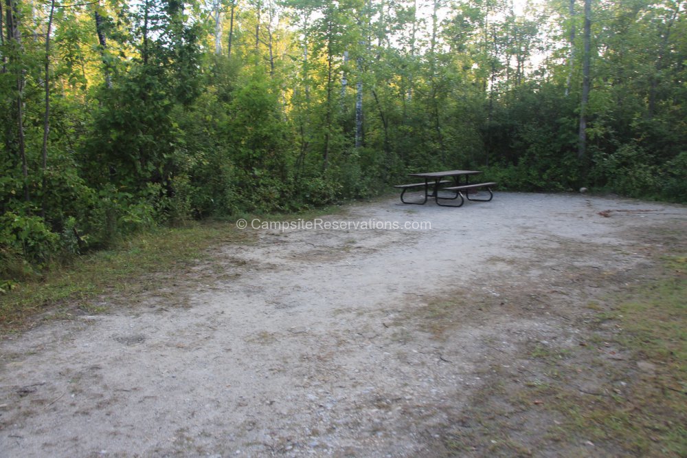 Photo of Campsite 264 in Huron Campground at MacGregor Point Provincial ...