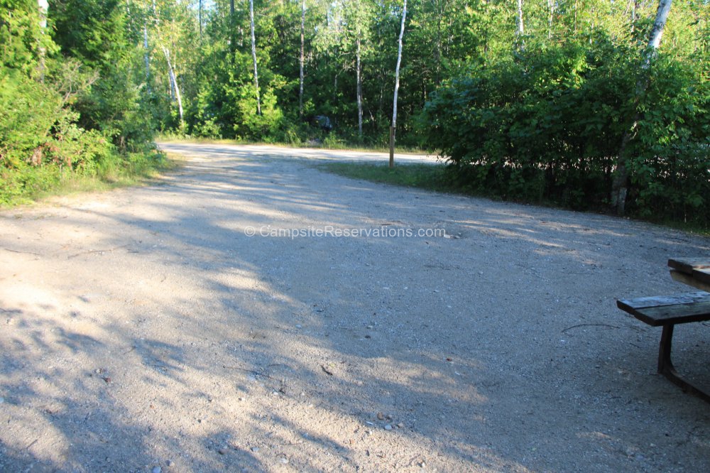 Photo of Campsite 272 in Huron Campground at MacGregor Point Provincial ...