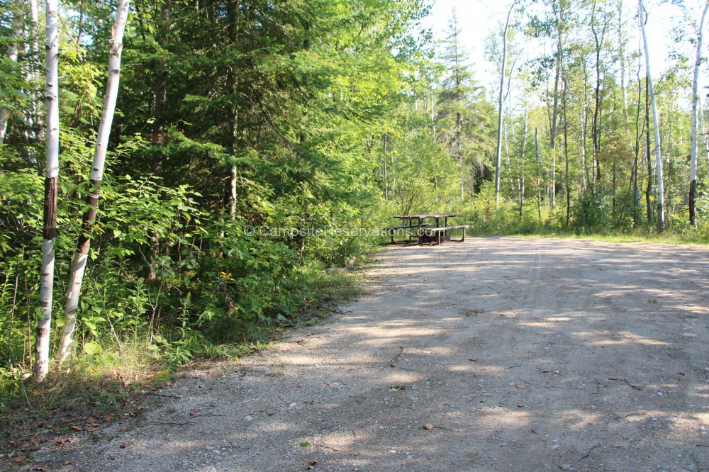 Photo of Campsite 275 in Huron Campground at MacGregor Point Provincial ...