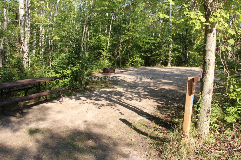 Photo of Campsite 277 in Huron Campground at MacGregor Point Provincial ...