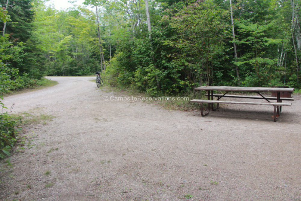 Photo of Campsite 140 in Nipissing Campground at MacGregor Point ...