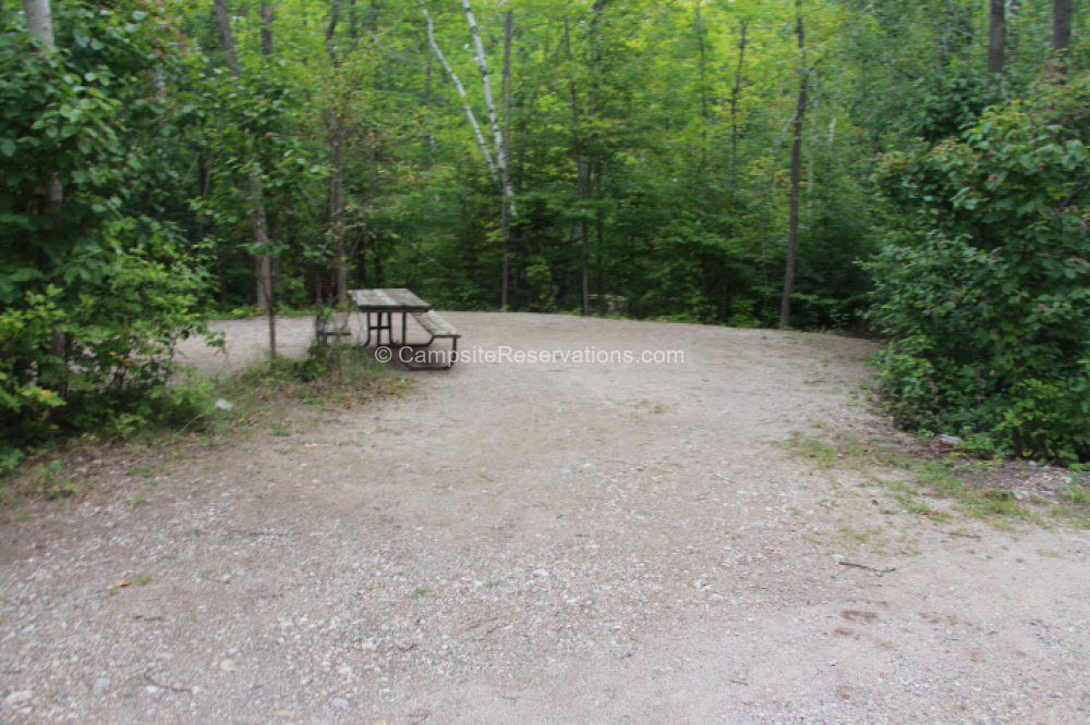 Photo of Campsite 140 in Nipissing Campground at MacGregor Point ...