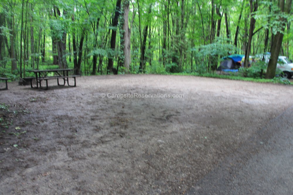 Campsite 074 in Mara Provincial Park Campground at Mara Provincial Park ...