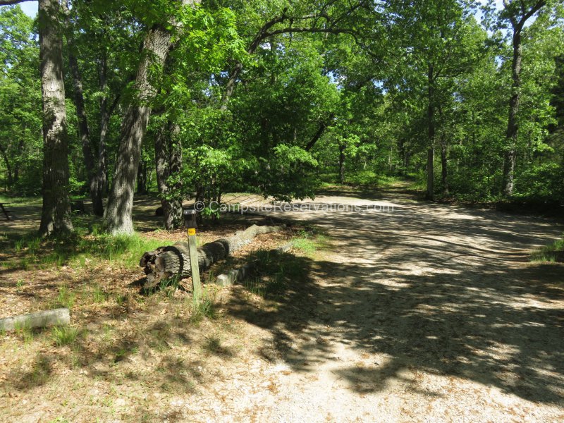 Group Campground at The Pinery Provincial Park, Ontario, Canada