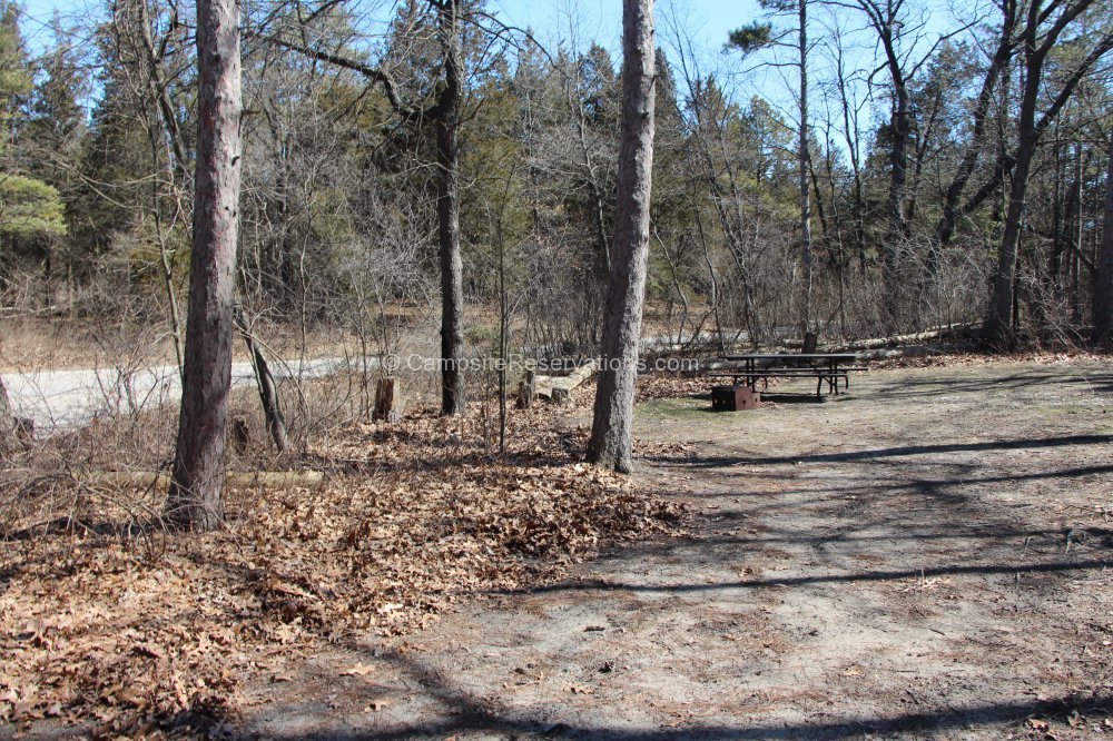 Photo of Campsite 200 in Dunes Campground at The Pinery Provincial Park ...