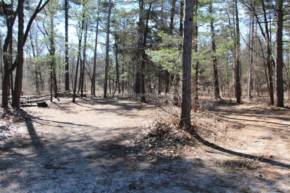 Campsite 208 in Dunes Campground at The Pinery Provincial Park, Ontario ...