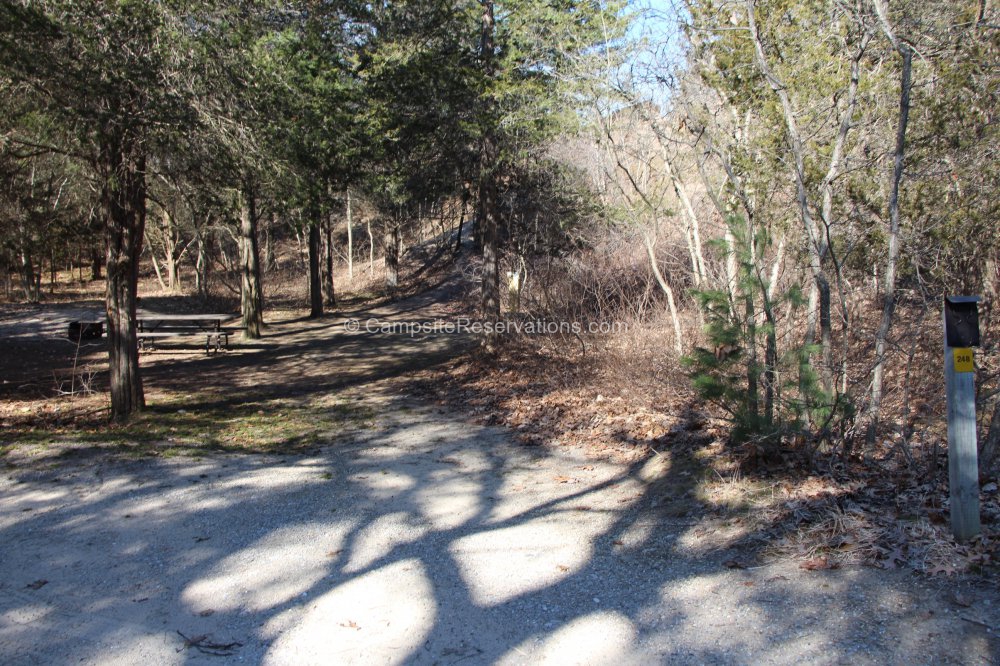 Photo of Campsite 248 in Dunes Campground at The Pinery Provincial Park ...
