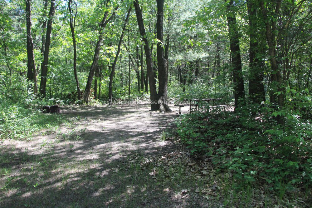 Campsite 641 in Riverside Campground at The Pinery Provincial Park ...
