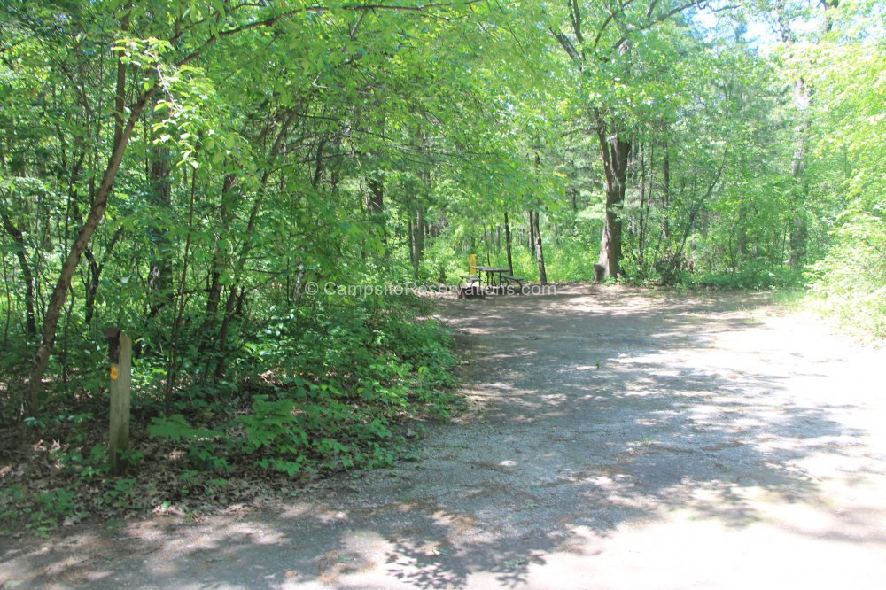 Photo of Campsite 656 in Riverside Campground at The Pinery Provincial ...