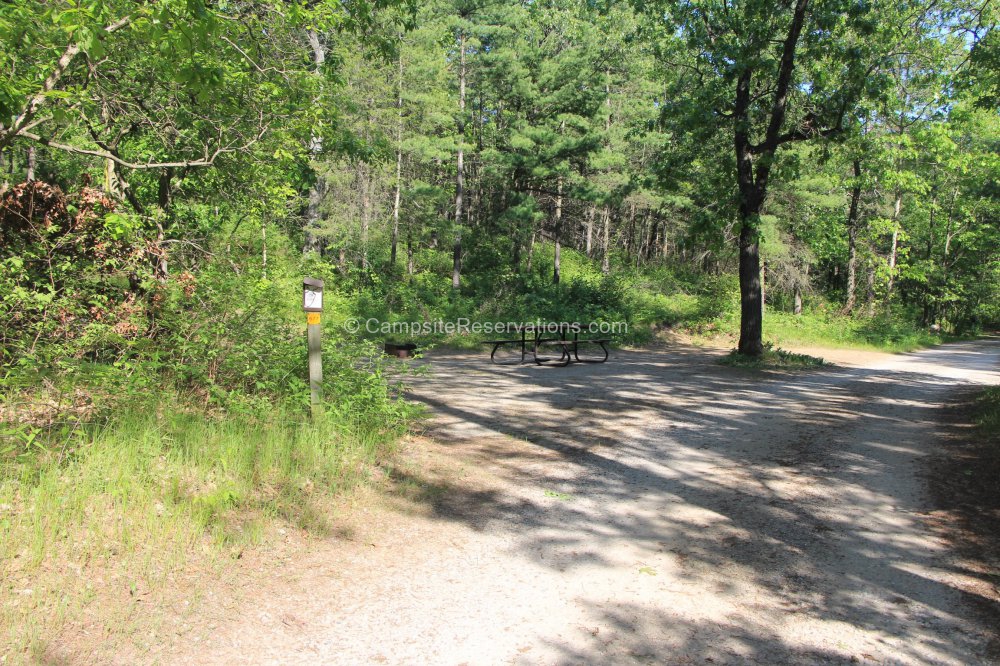 Campsite 677 in Riverside Campground at The Pinery Provincial Park ...