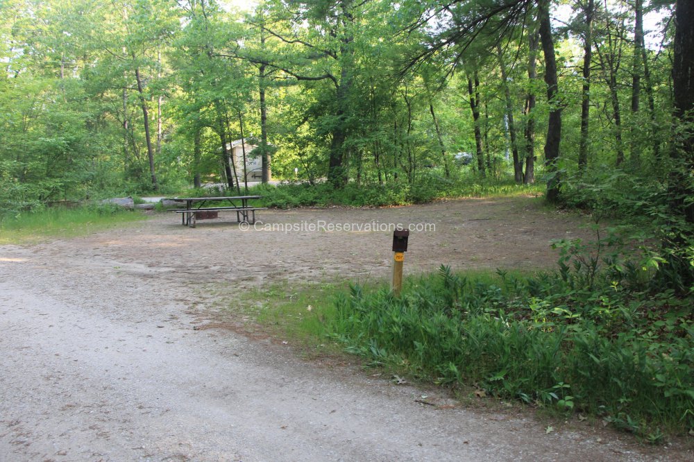 Photo of Campsite 707 in Riverside Campground at The Pinery Provincial ...