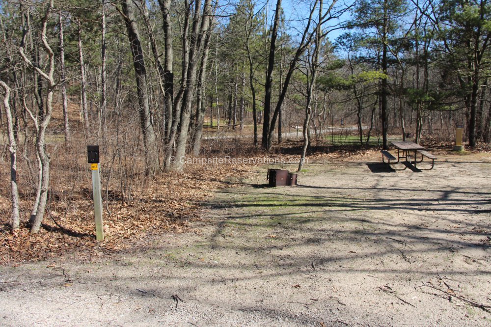Photo of Campsite 845 in Riverside Campground at The Pinery Provincial ...